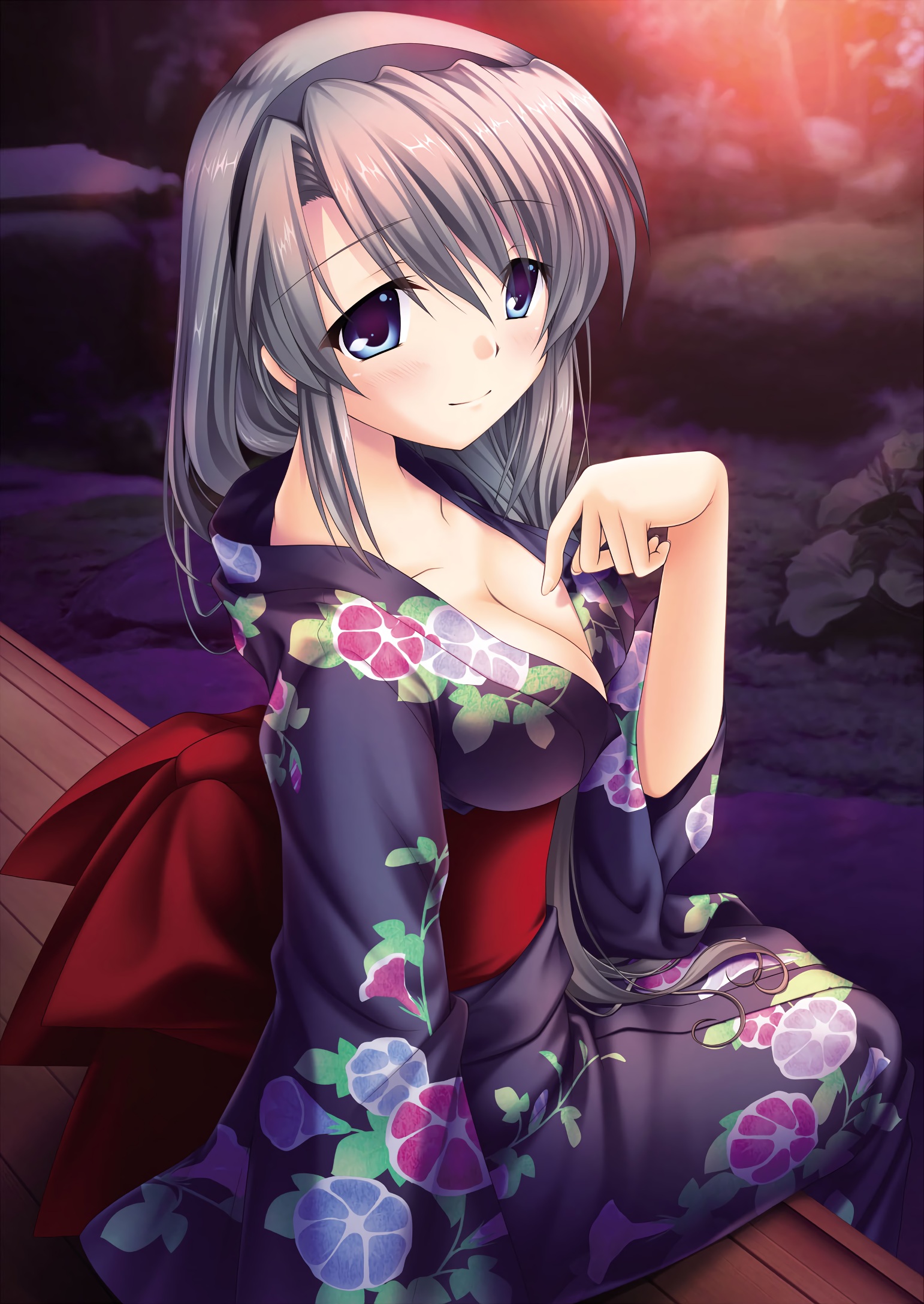 key hinoue itaru clannad sakagami tomoyo no bra open shirt yukata | #717339 | yande.re